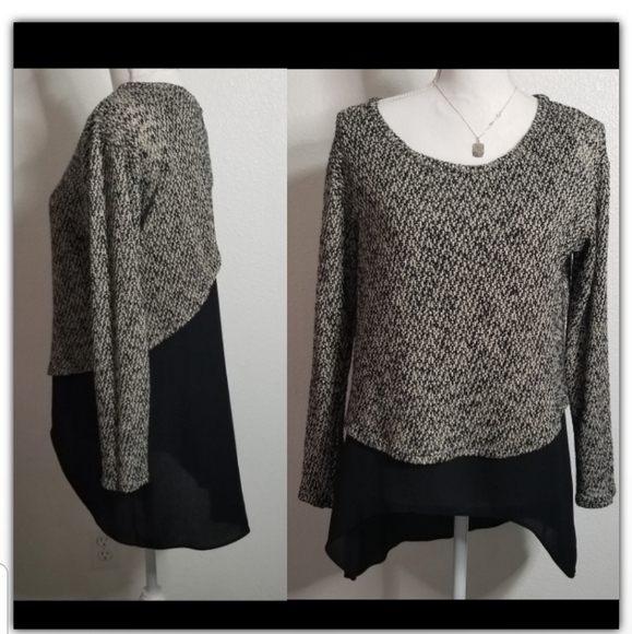 Bar III | Tops | Bar Iii Top With Attached Sweater | Poshmark